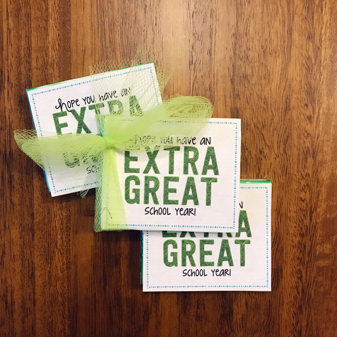 Back to School Handout - Extra Great School Year - Extra Gum Handout ...