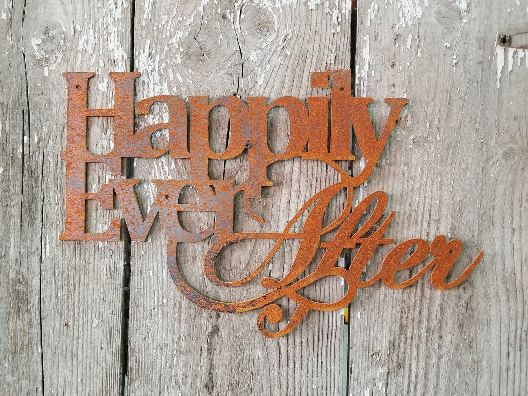 Happily Ever After Wedding Sign - Etsy