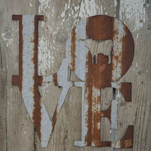 Stacked Love Corrugated Sign - Etsy