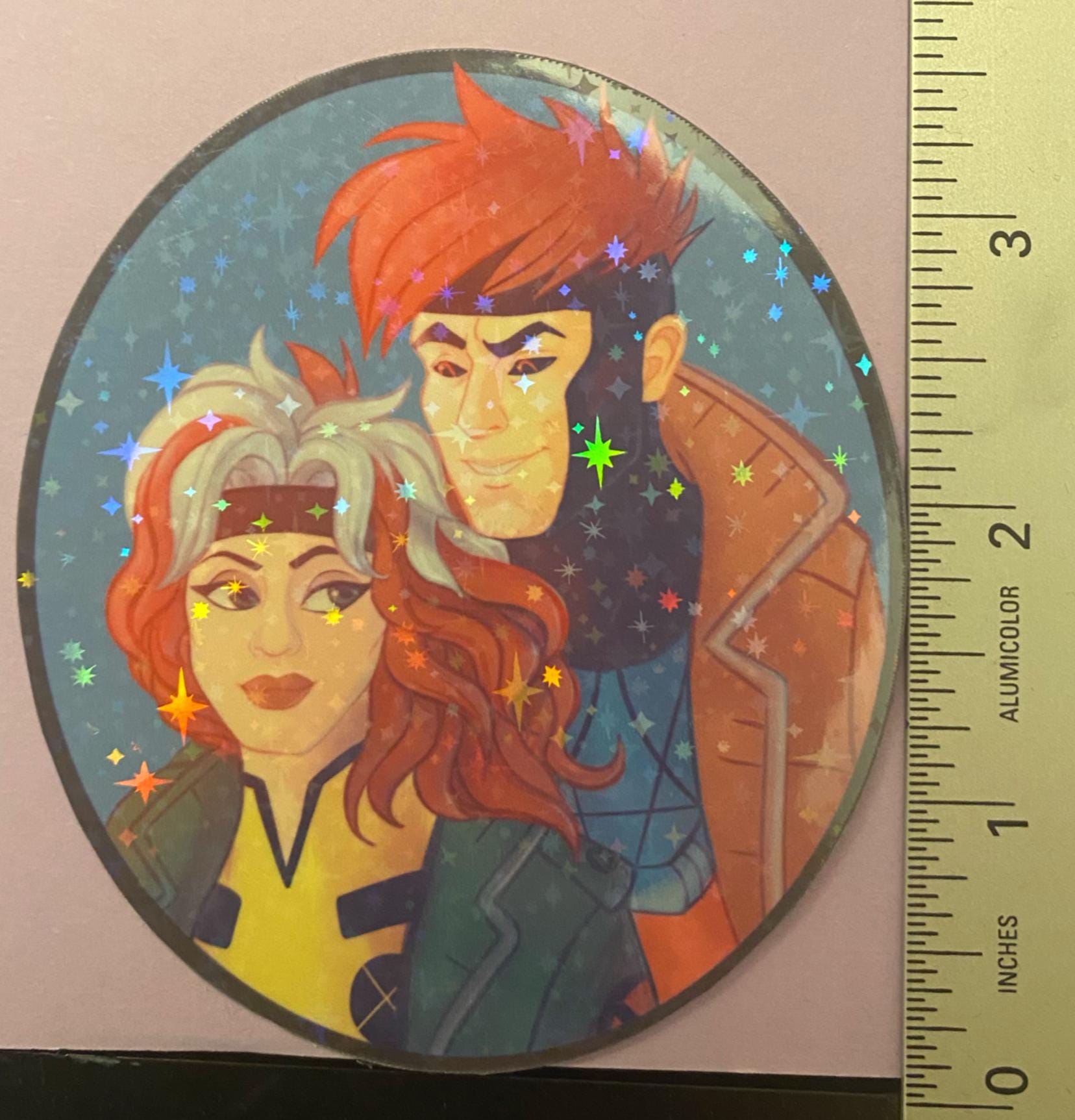 Gambit and Rogue Sticker - Etsy