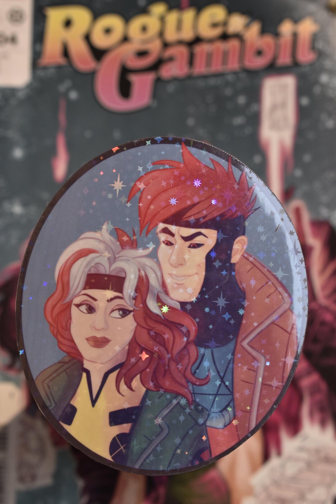 Gambit and Rogue Sticker - Etsy