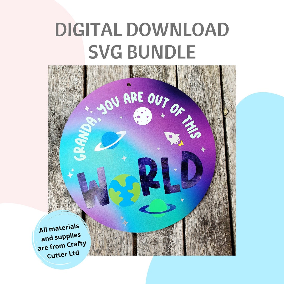Out of This World SVG Cutting File Space SVG File. - Etsy