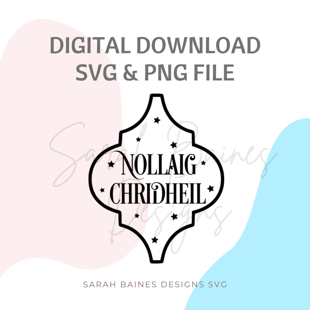 Merry Christmas SVG, Nollaig Chridheil SVG, Christmas Svg, Desire Pro ...