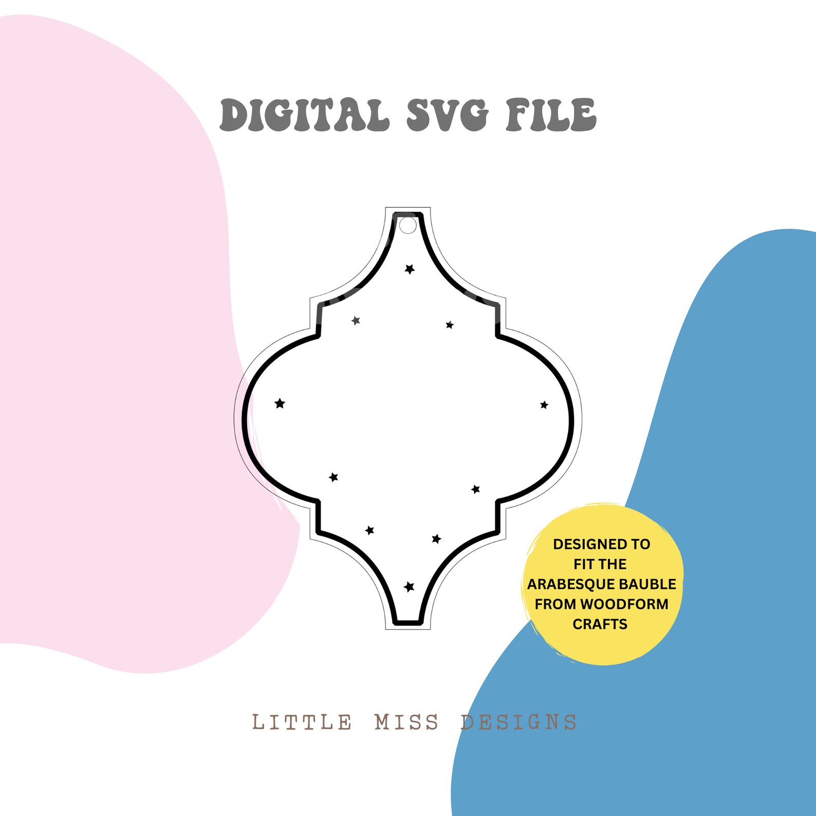 Arabesque Border SVG Woodform Crafts SVG Cricut Cutting - Etsy