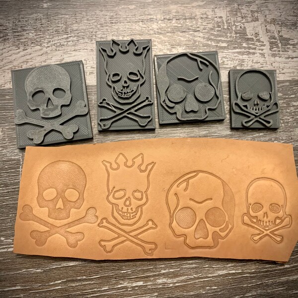 Skull Rubber Stamp - Etsy