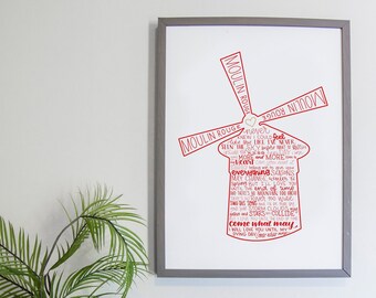 Moulin Rouge on Broadway Logo - Etsy