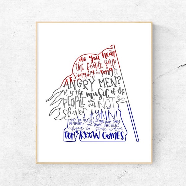 Les Miserables Print - Etsy