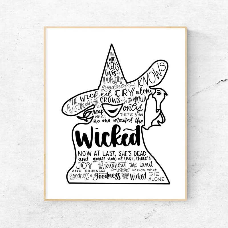 Wicked Musical Svg - Etsy