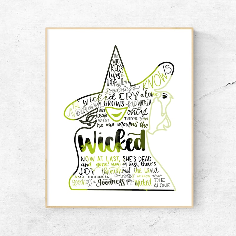 Wicked Musical Svg - Etsy