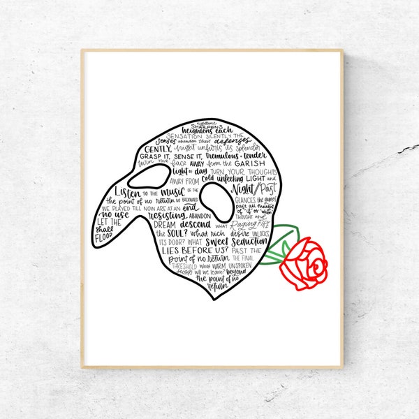 The Phantom of the Opera Svg - Etsy