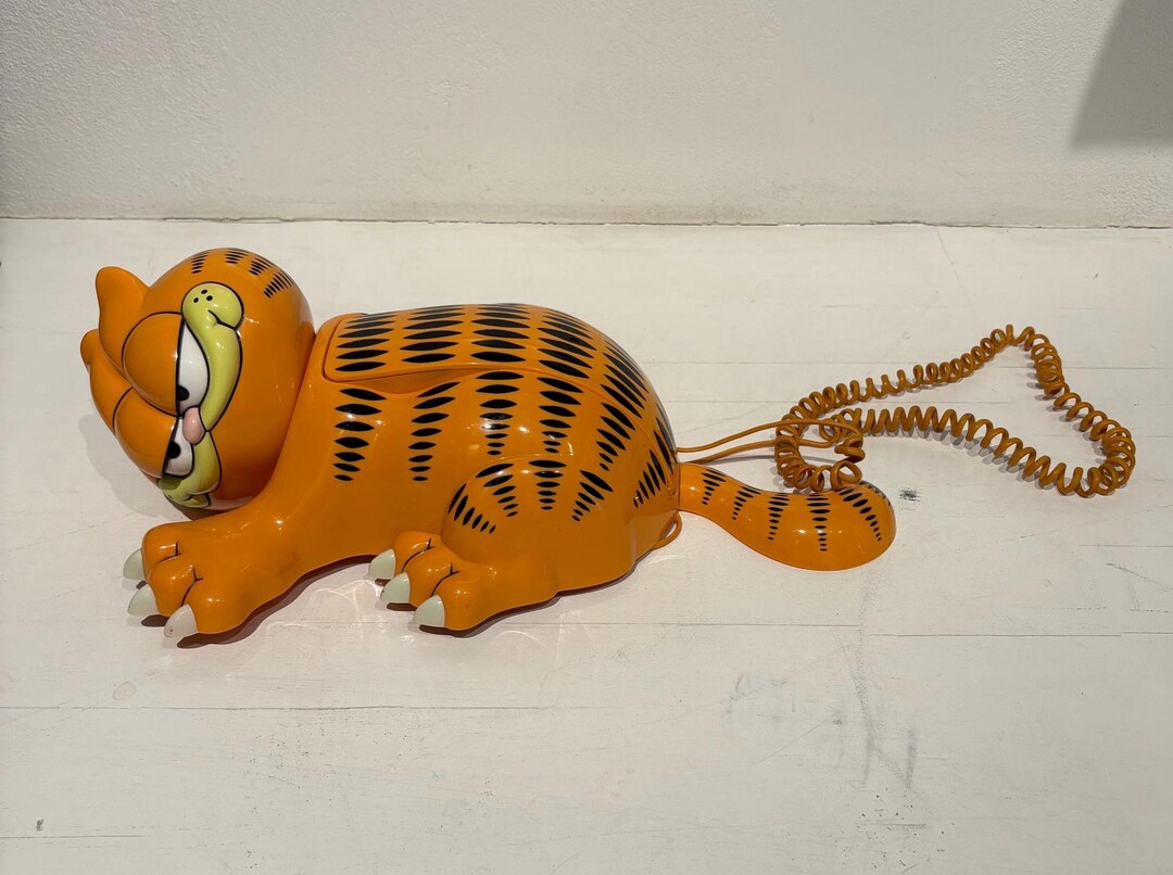 Vintage RARE Garfield Wall Hanging Telephone, Tyco, 1978 - Etsy