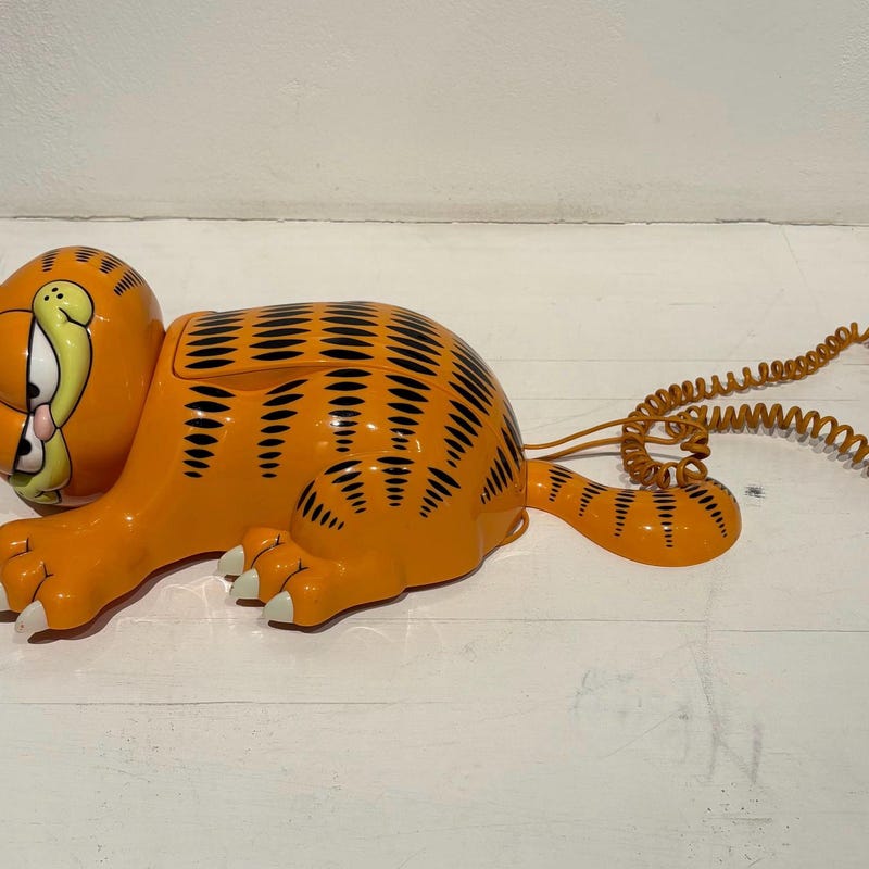 Garfield Telephone - Etsy