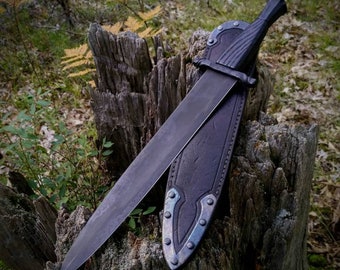 Hand Forged Dagger - Etsy