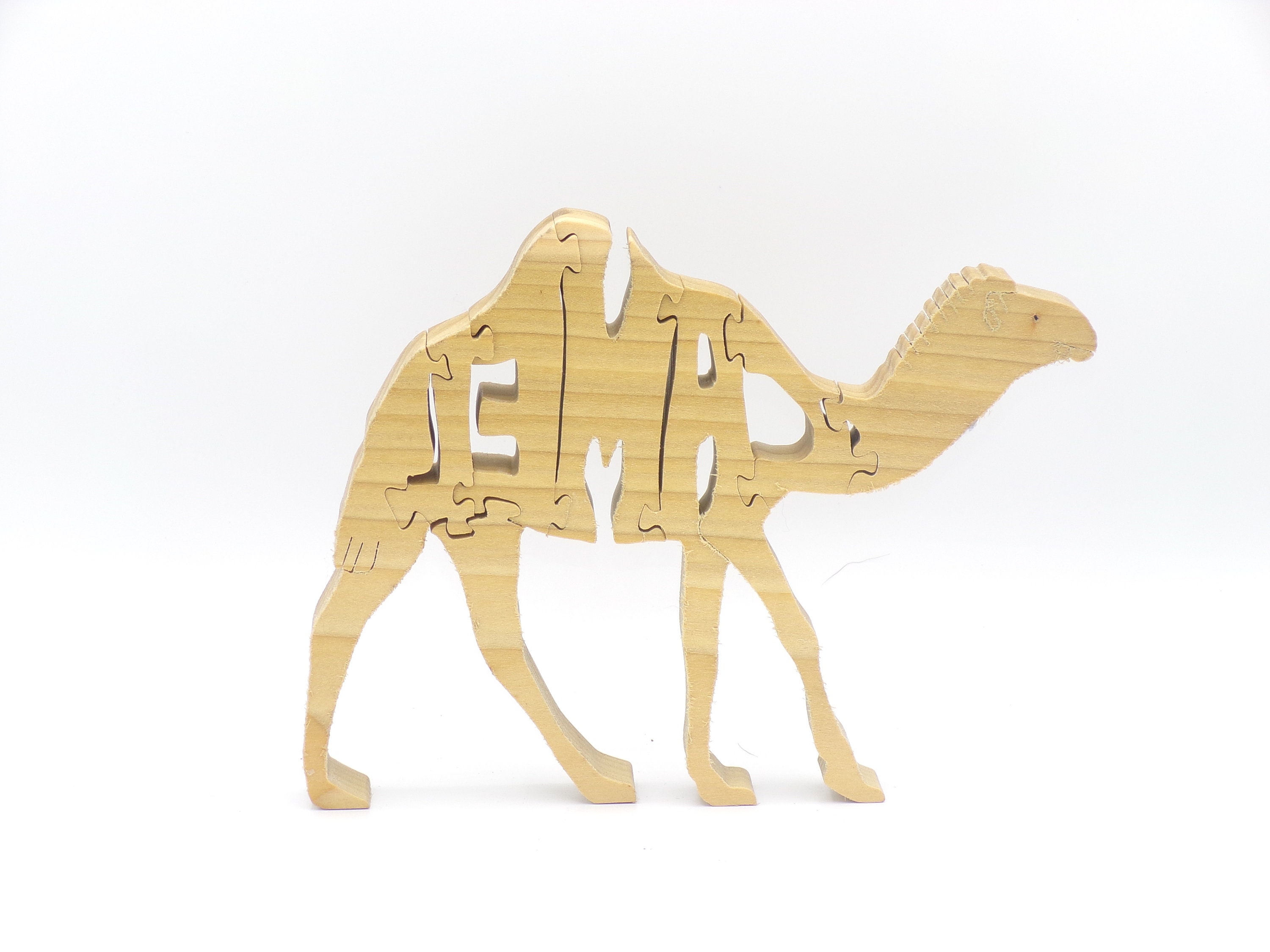 Handmade Wooden Camel Jigsaw Puzzle | Kids Animal Toy - Etsy