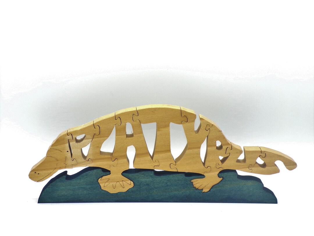 Wooden Platypus Jigsaw Puzzle | Hand Cut Puzzle | Animal Puzzle ...
