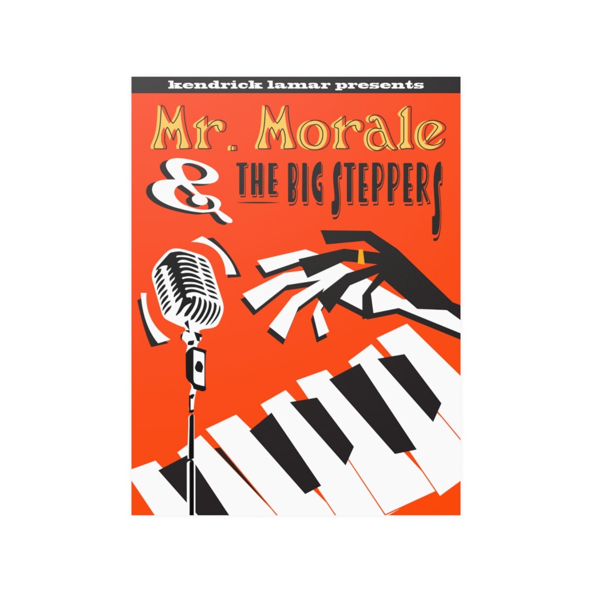 Mr. Morale & the Big Steppers Kendrick Lamar Poster glossy - Etsy