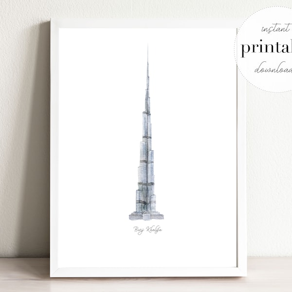 Burj Khalifa Posters - Etsy