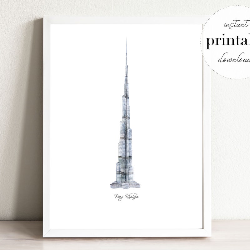 Burj Khalifa Posters - Etsy