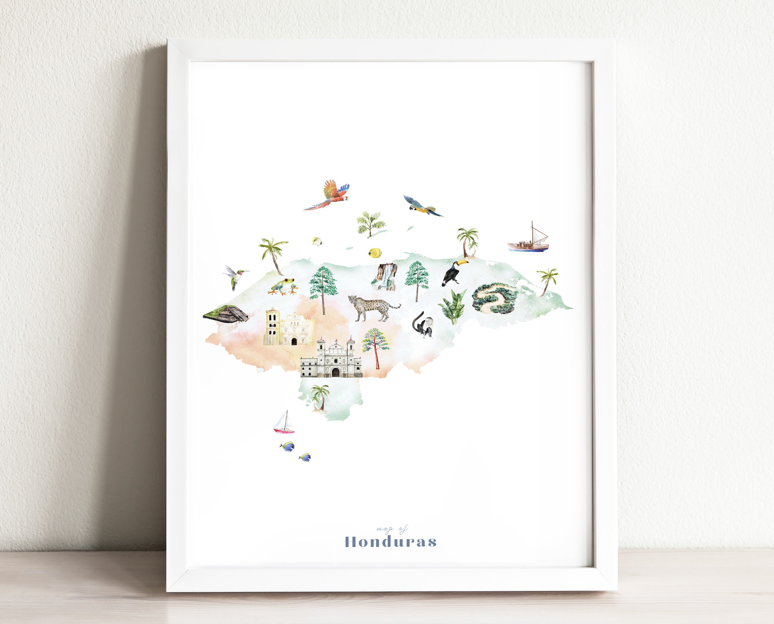 Wanderlust Travel Map