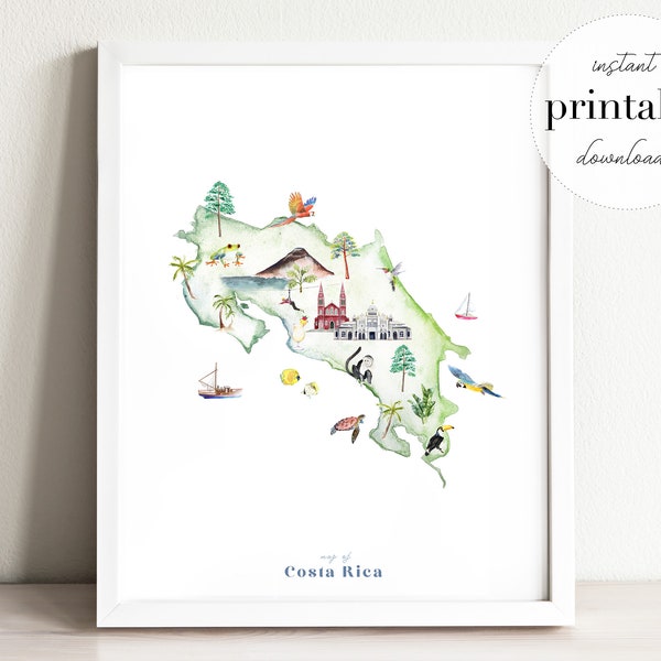 Costa Rica Art - Etsy