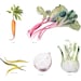 Fruits and Vegetables Art Print Set Wall Art, Wall Decor, Housewarming ...