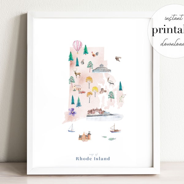 Rhode Island Wall Art - Etsy