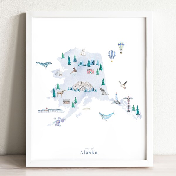 Alaska Poster - Etsy