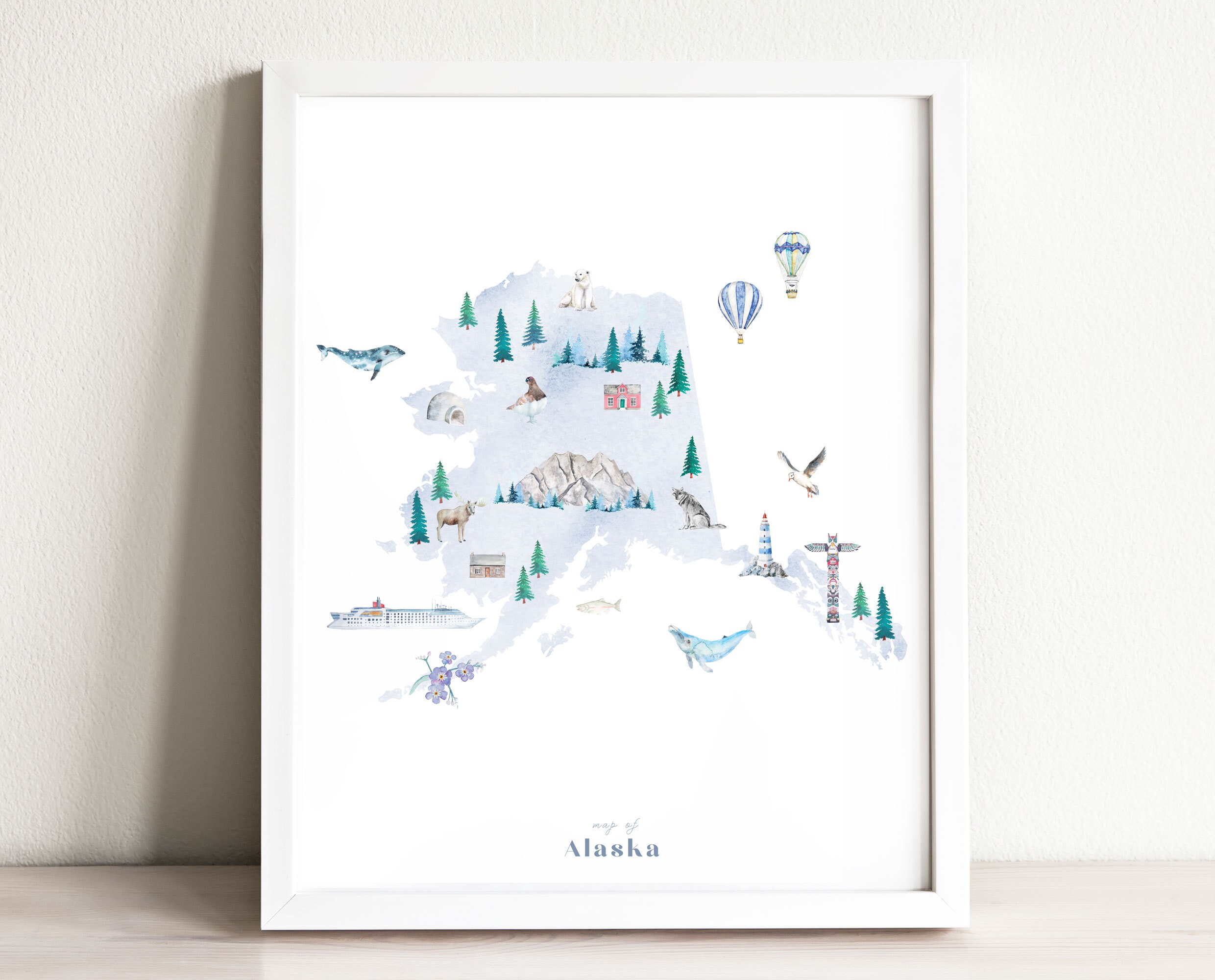 Alaska State Map For Kids