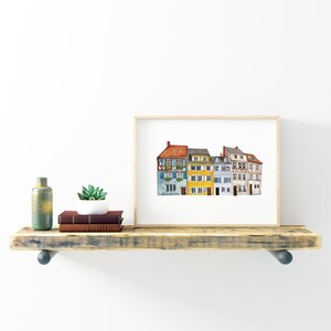 Colmar Illustrated Printable | France | Travel Art Print | Street ...