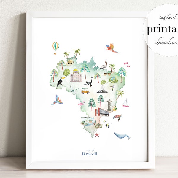 Brazilian Wall Art - Etsy