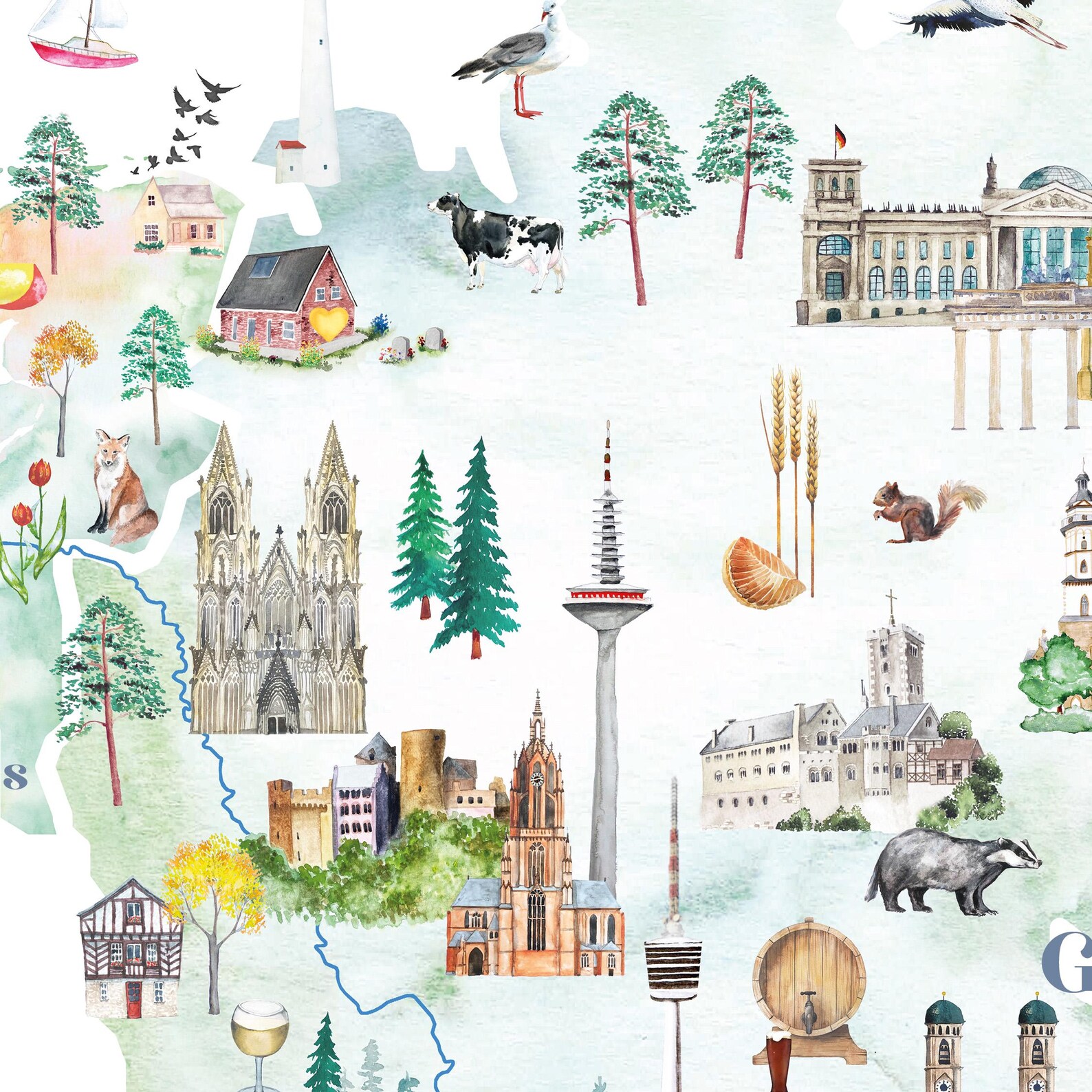 Custom Order - Map for Comer Kristin - Etsy