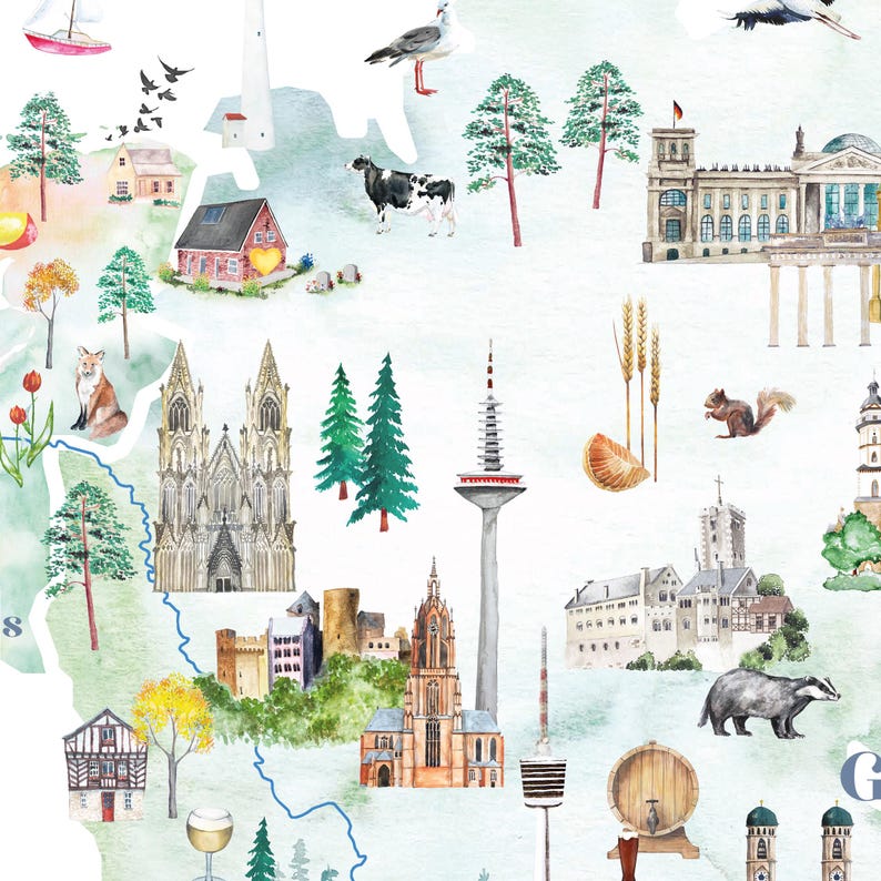 Custom Order - Map for Comer Kristin - Etsy