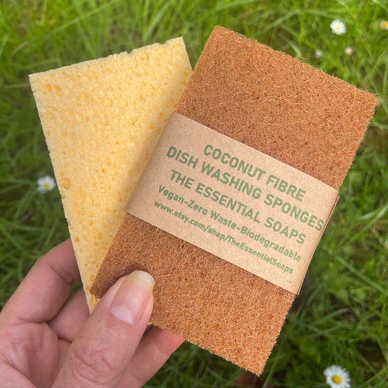 Natural Kitchen Sponge - Etsy