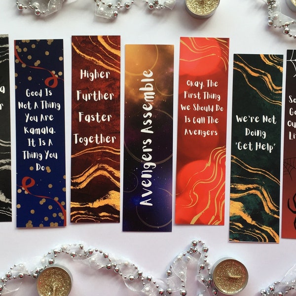 Avengers Bookmark - Etsy