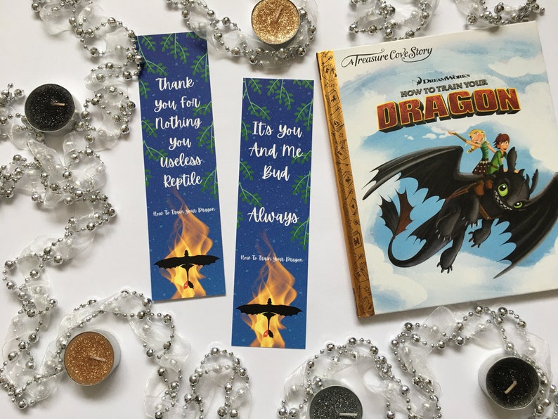 How to Train Your Dragon Bookmark - Etsy