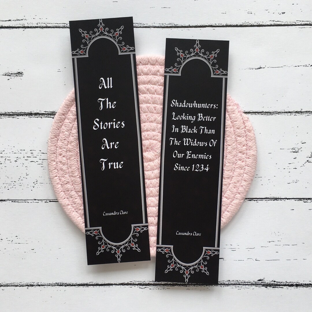 Shadowhunters Bookmark - Etsy