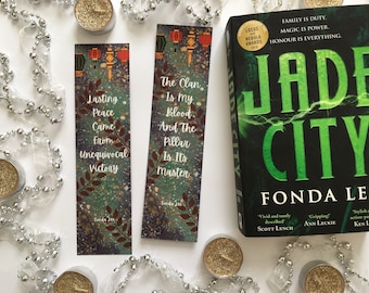 The Green Bone Saga, Jade City Book Stack Stickers, Fonda Lee - Etsy