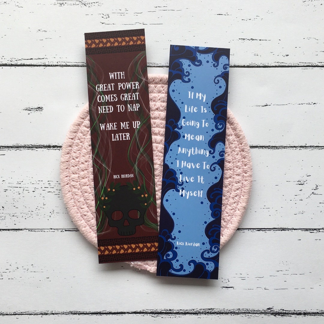 Riordanverse Bookmark Set by Rick Riordan - Etsy