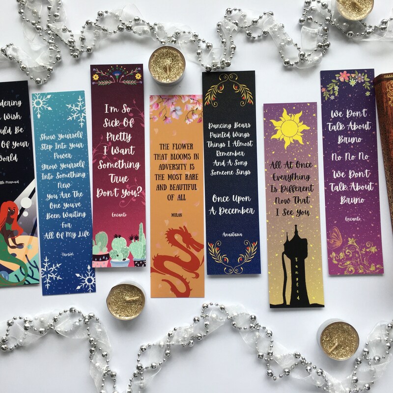 Frozen Bookmarks - Etsy