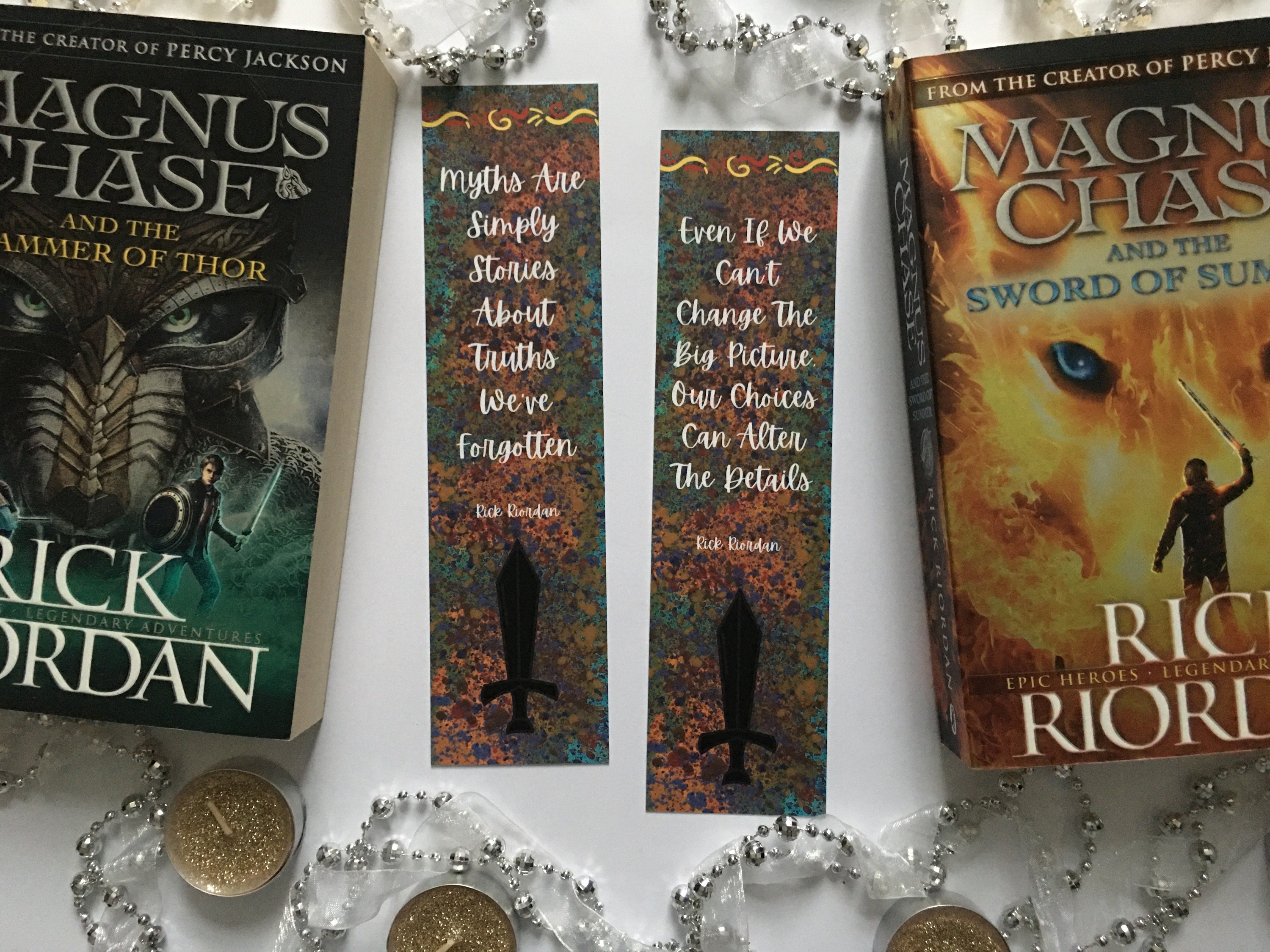 Riordanverse Bookmark Set by Rick Riordan - Etsy