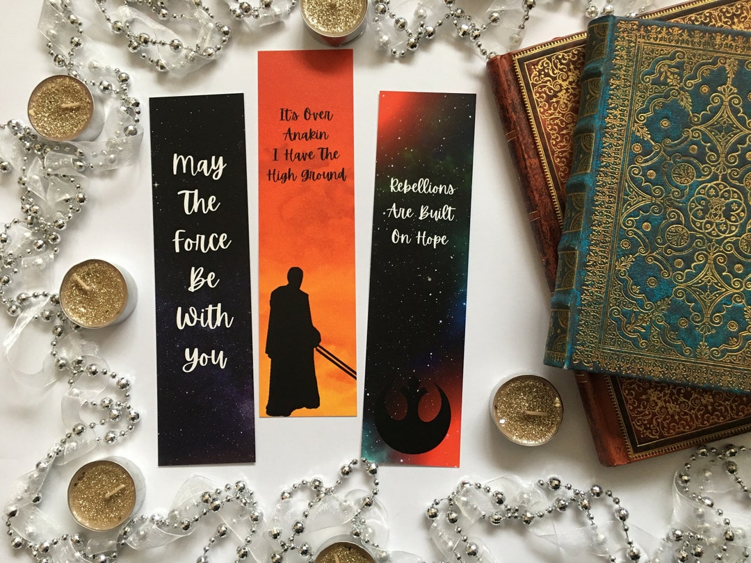 Star Wars Bookmark Set - Etsy