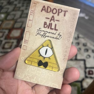 Adopt-a-bill - Bill Cipher Acrylic Pins - Etsy