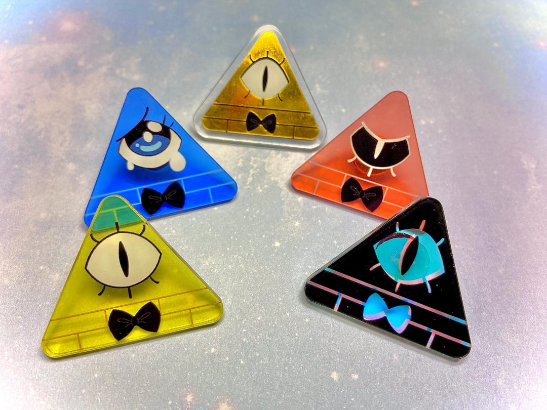 Adopt-a-bill - Bill Cipher Acrylic Pins - Etsy