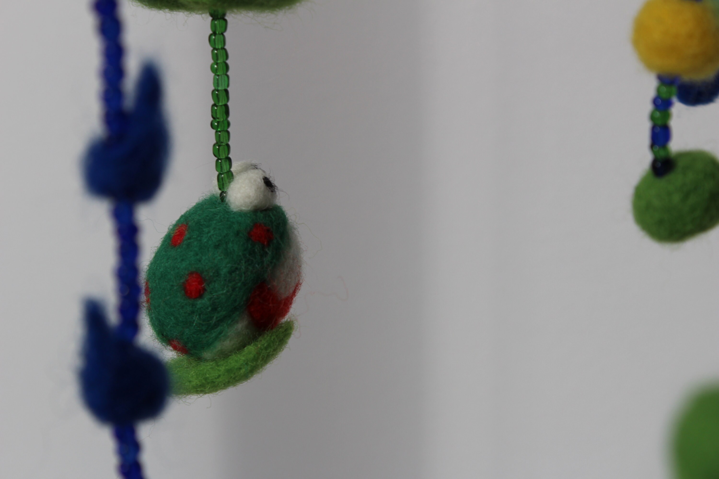 Animal Mobile Nursery Frog Crib Mobile Needle Felted Animals Frog Lover ...