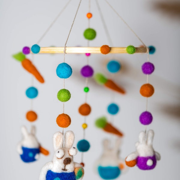 Bunny Mobile - Etsy