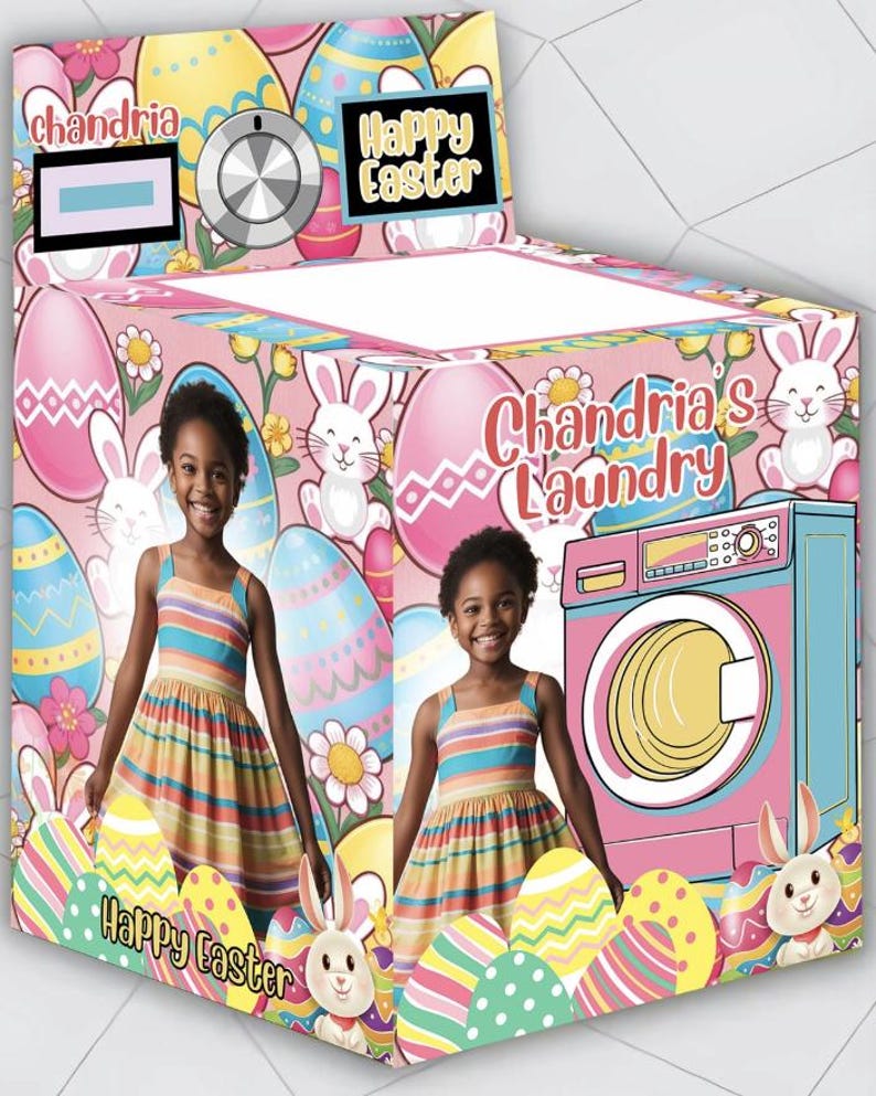 12 Viral Easter Basket Templates | Washing Machine & Gumball Machine ...