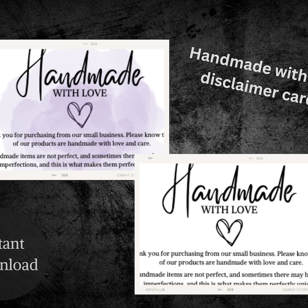 Handmade With Love - Etsy