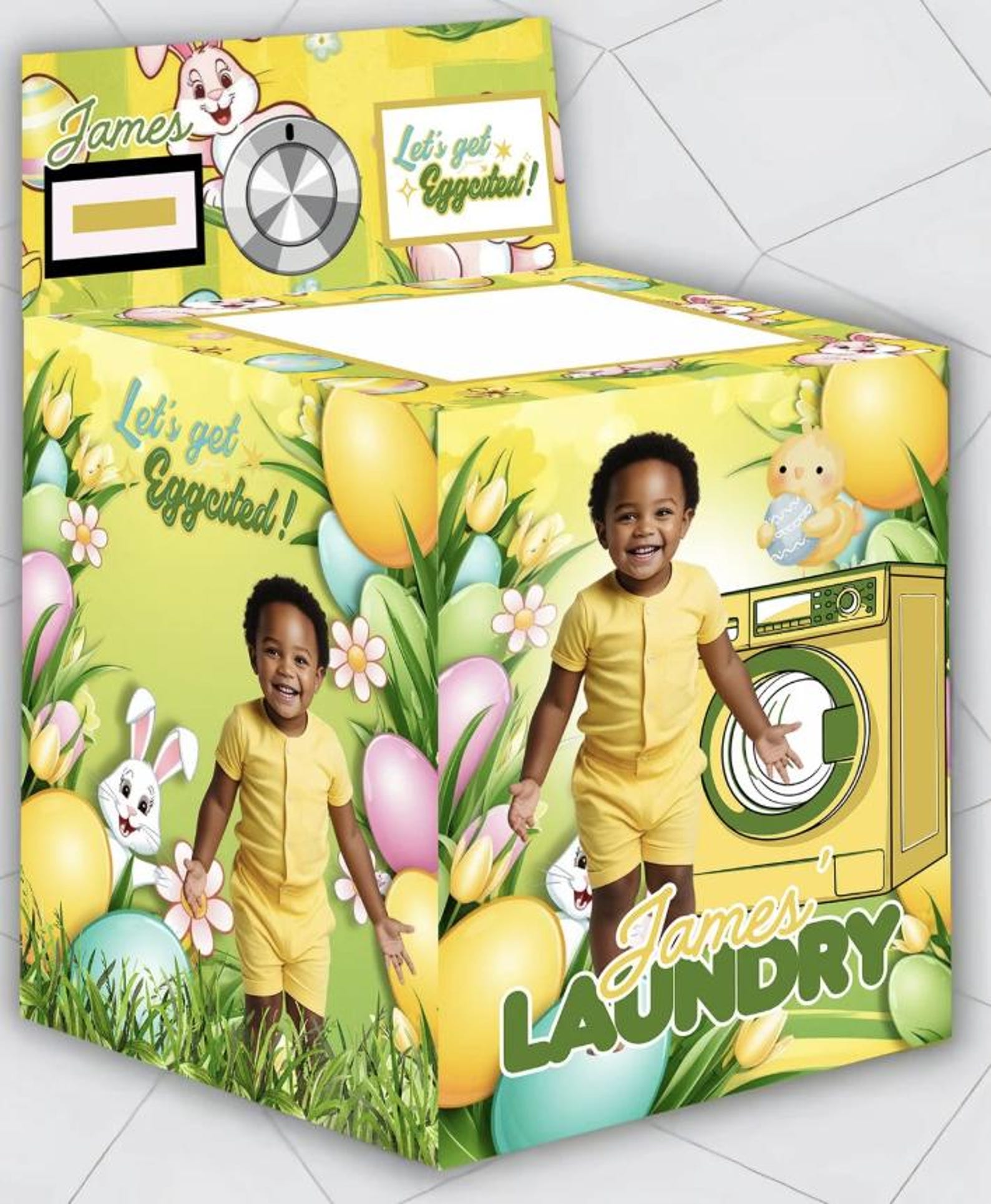 12 Viral Easter Basket Templates | Washing Machine & Gumball Machine ...