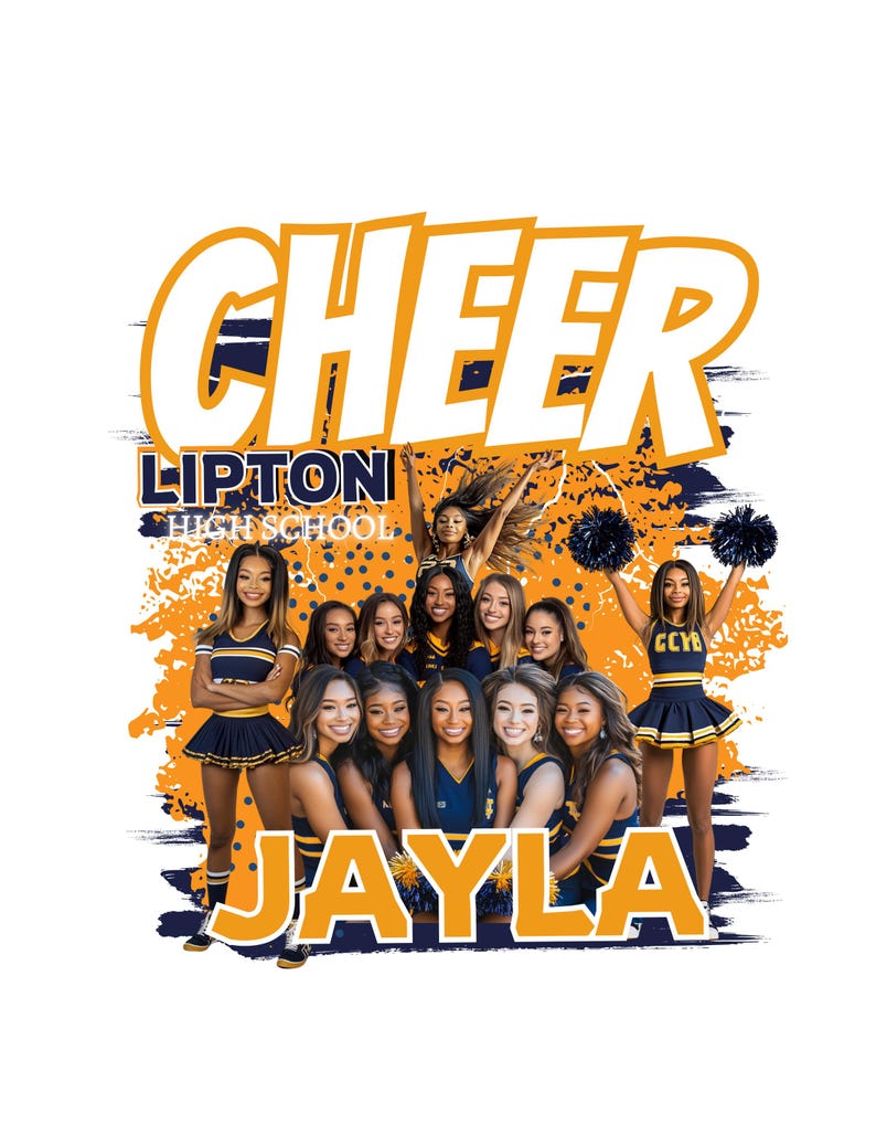 Cheerleading Canva Templates: Editable Cheer Squad Designs (digital ...