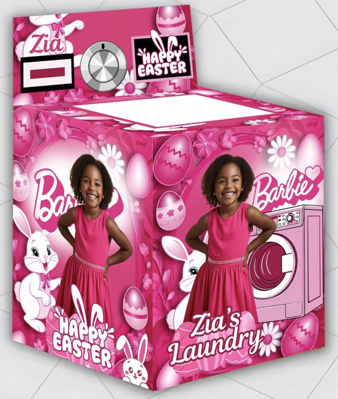 12 Viral Easter Basket Templates | Washing Machine & Gumball Machine ...